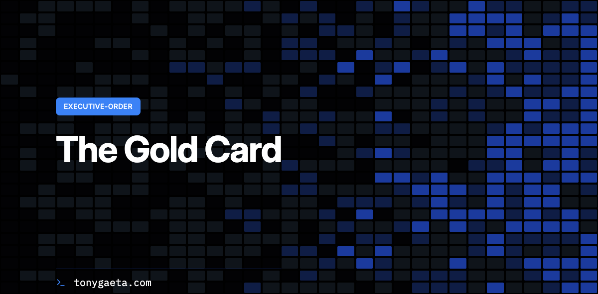 The Gold Card | Tony Gaeta
