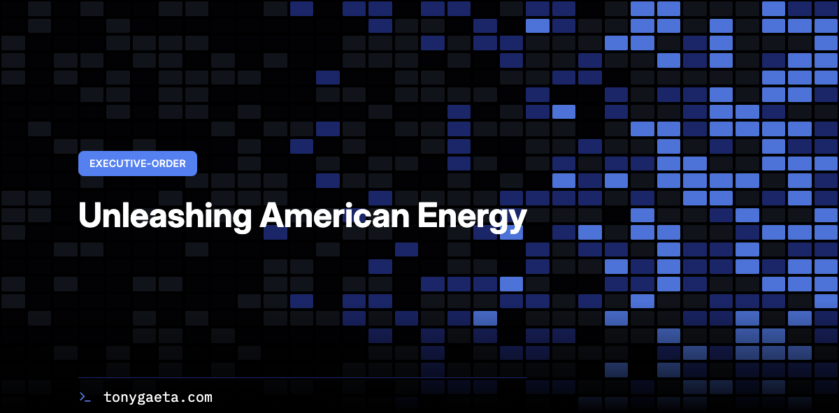 Unleashing American Energy | Tony Gaeta